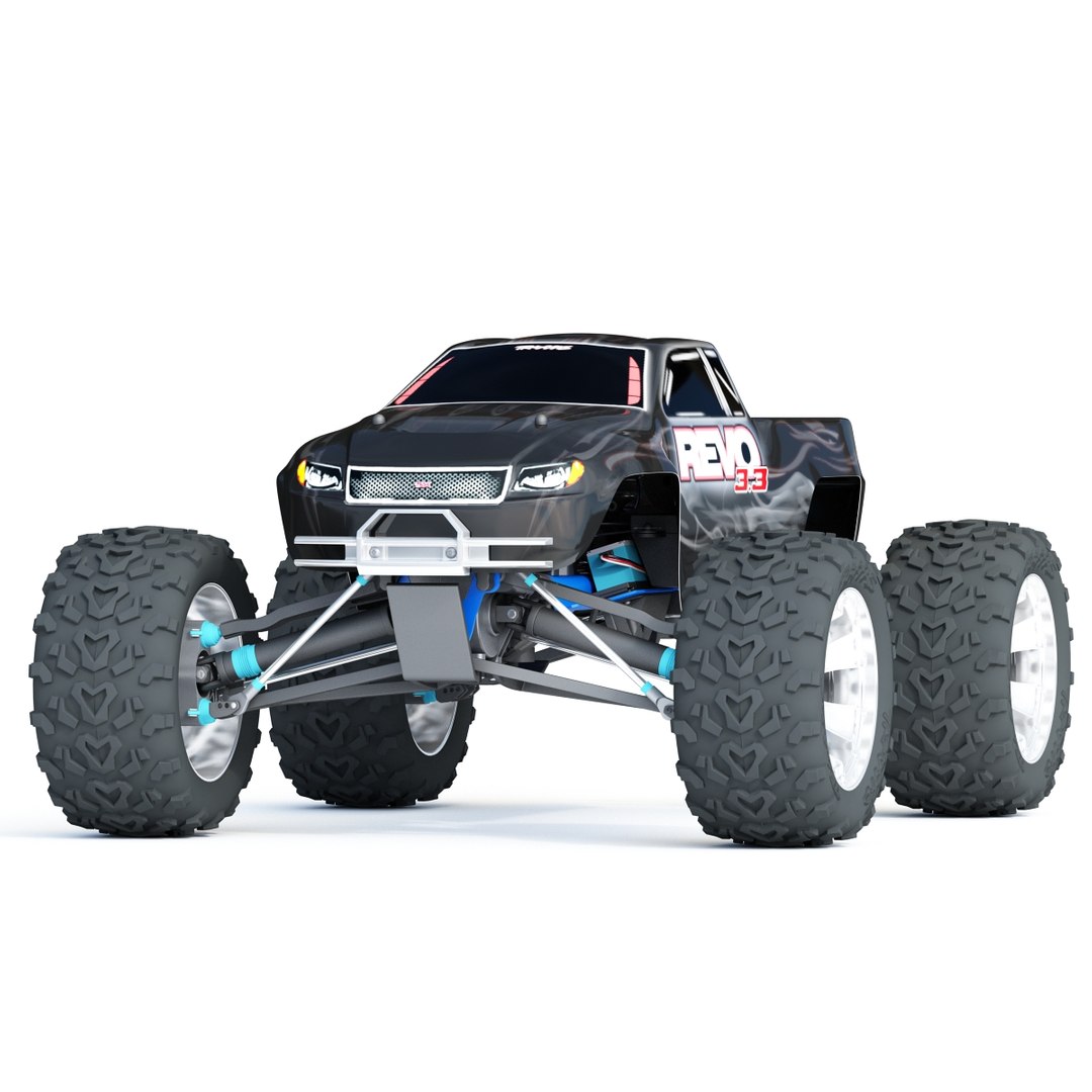 3d Rigged Car Rc Model