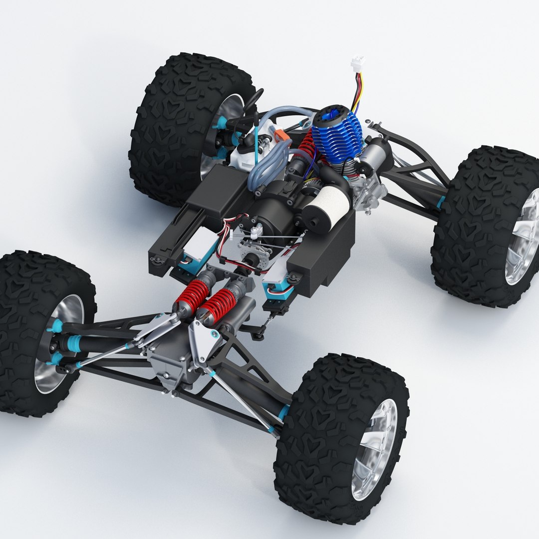 3d Rigged Car Rc Model