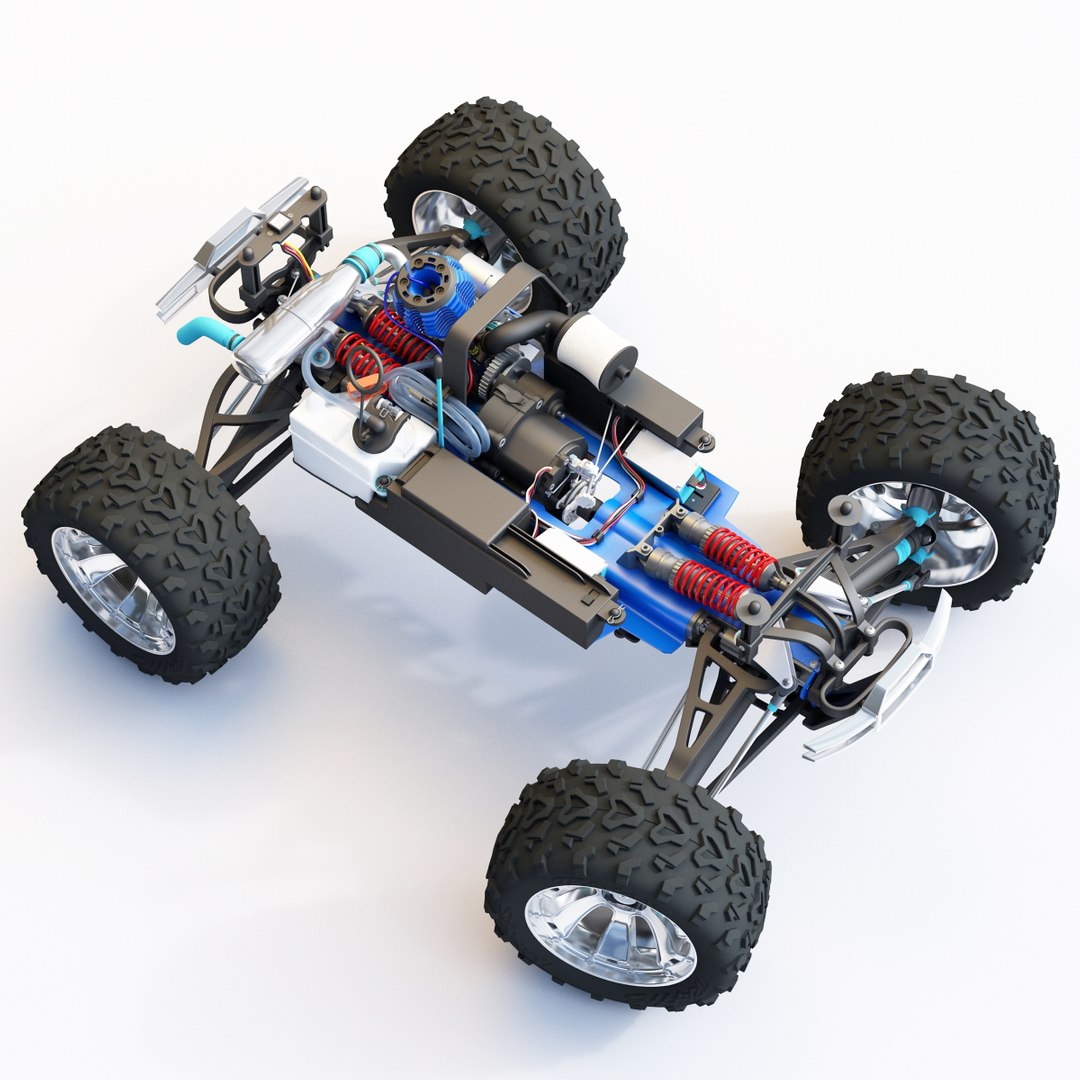 3d Rigged Car Rc Model