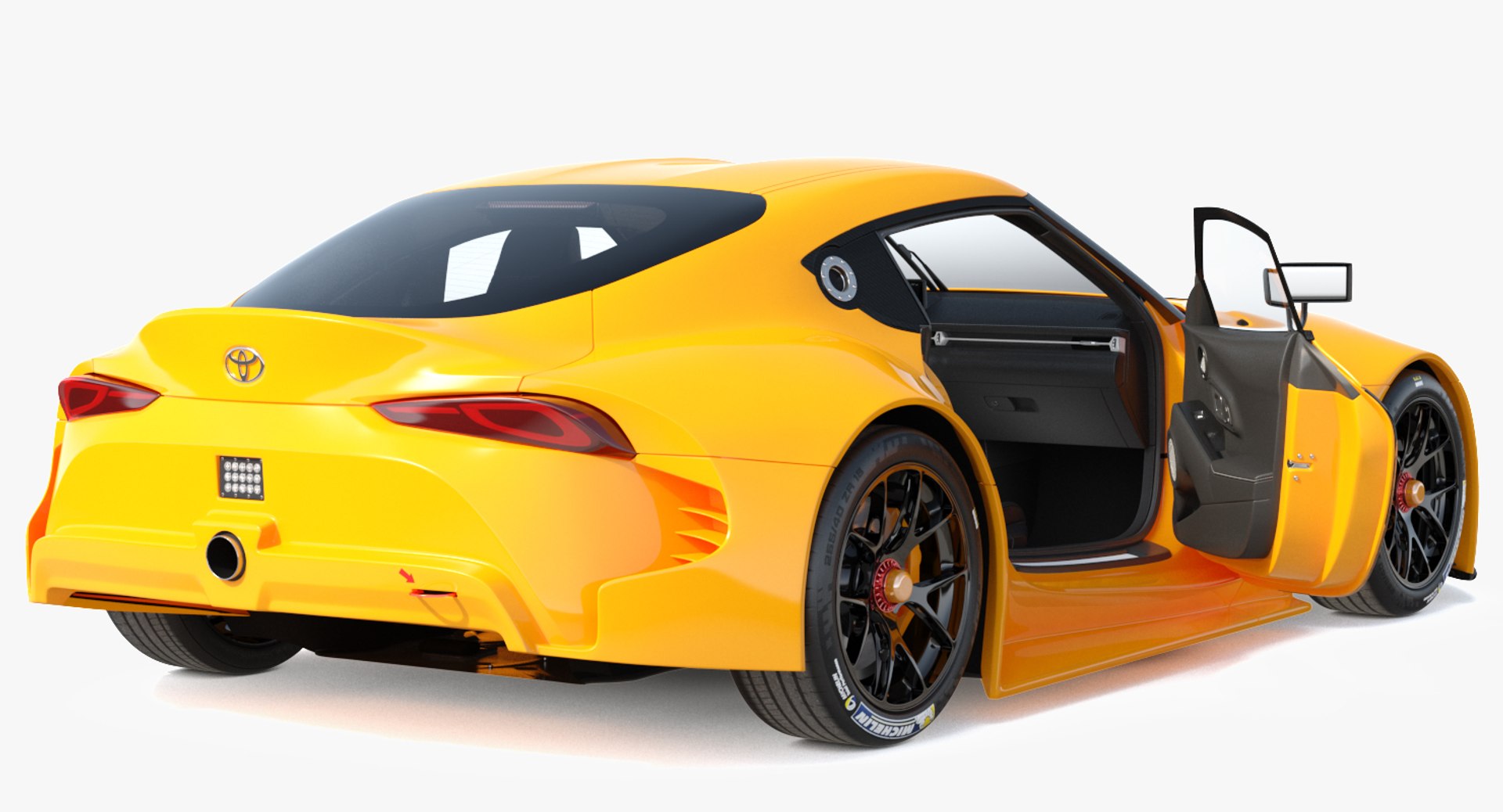 Toyota Supra Concept Car 3D - TurboSquid 1444191