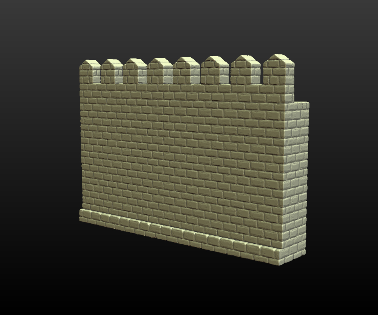 Castle Wall 3D Model - TurboSquid 1220318