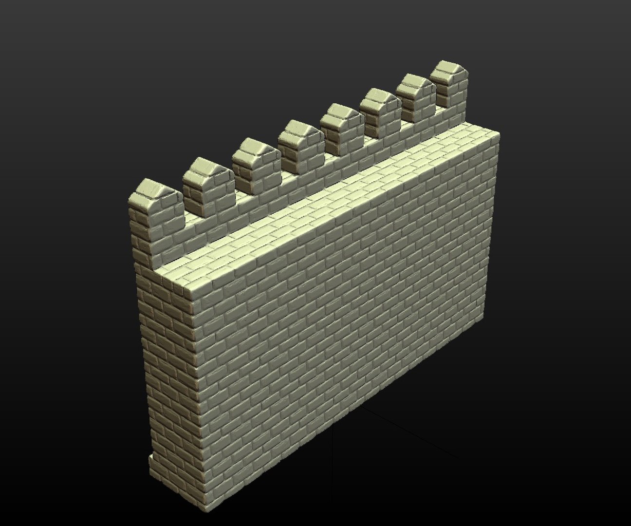 Castle Wall 3D Model - TurboSquid 1220318