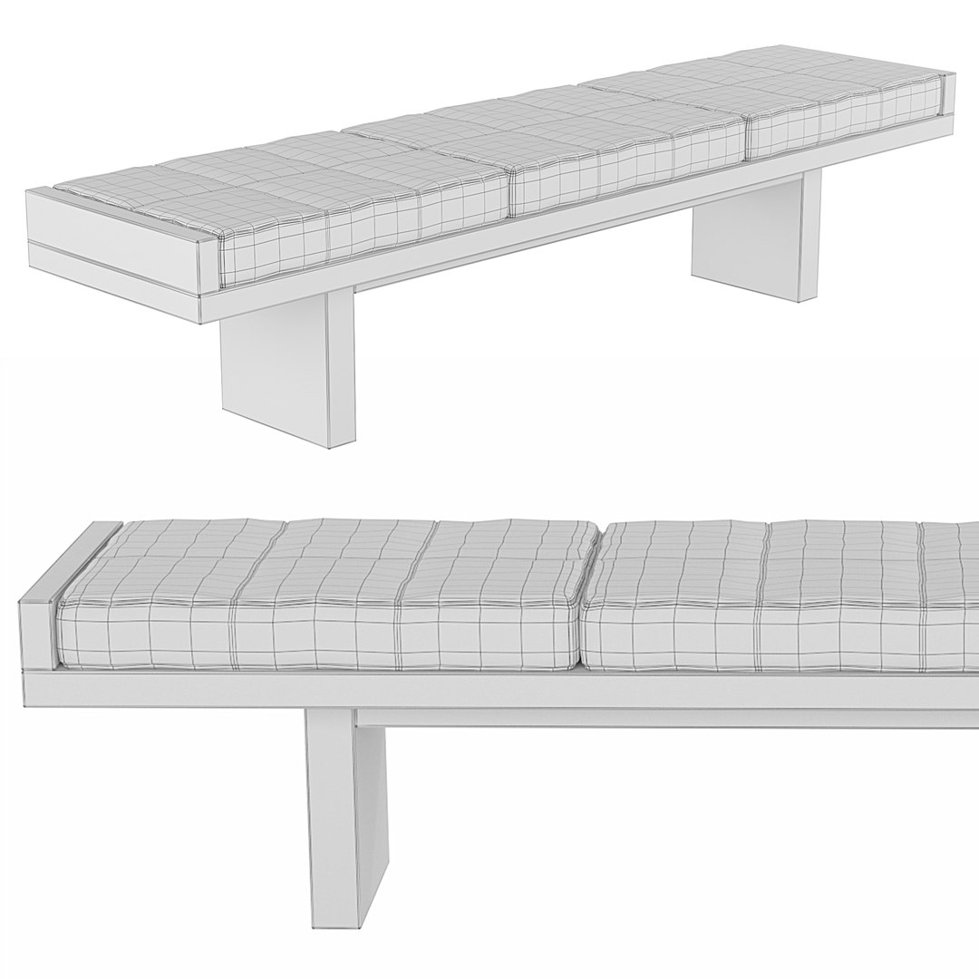 Free Marble Bench Ever 3D Model - TurboSquid 2158340