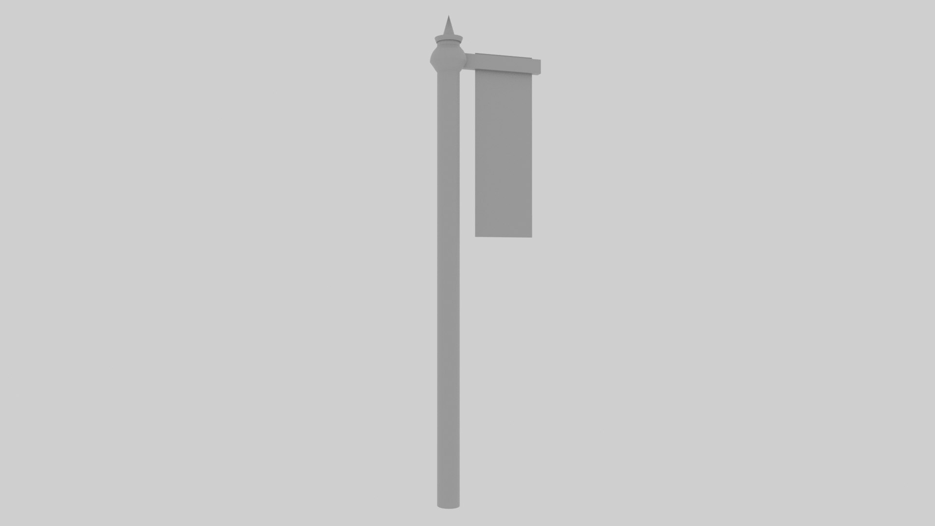 Flag Pole 3D Model - TurboSquid 2265203
