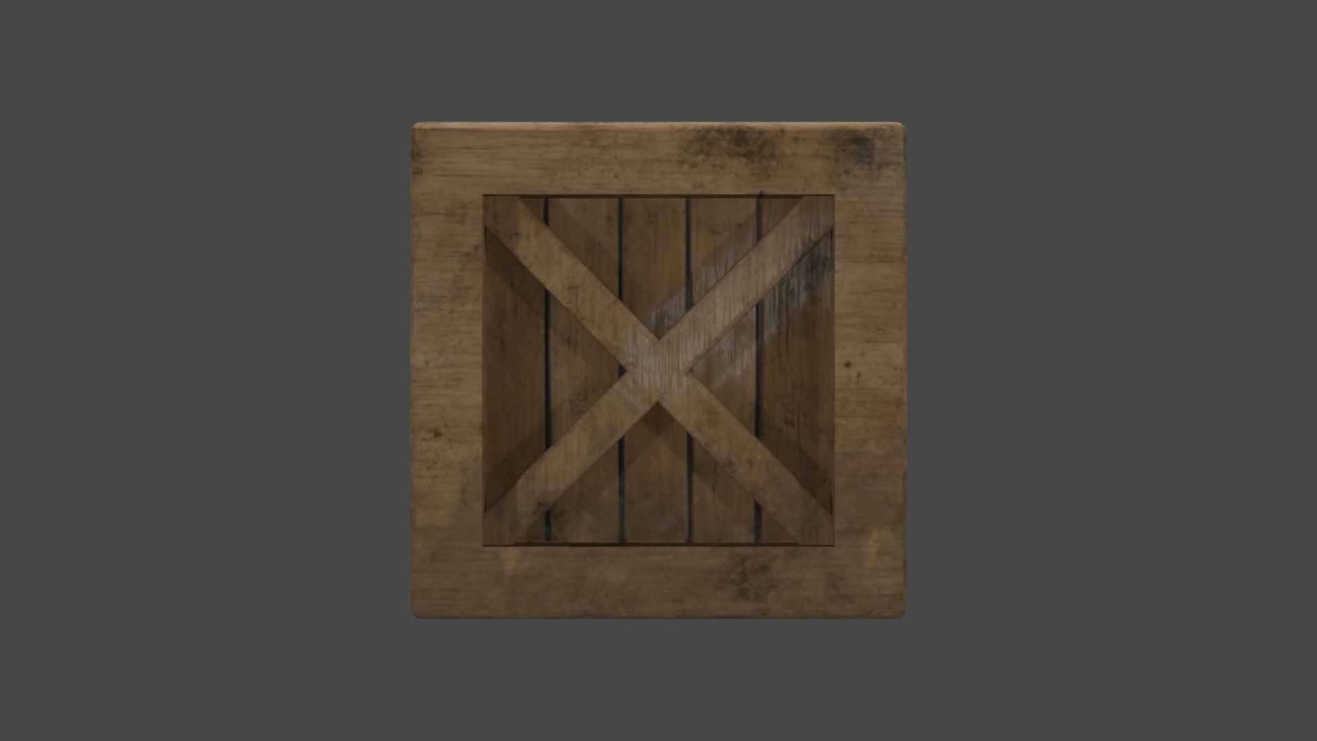 3D Game Ready Wooden Crate Model - TurboSquid 1995453