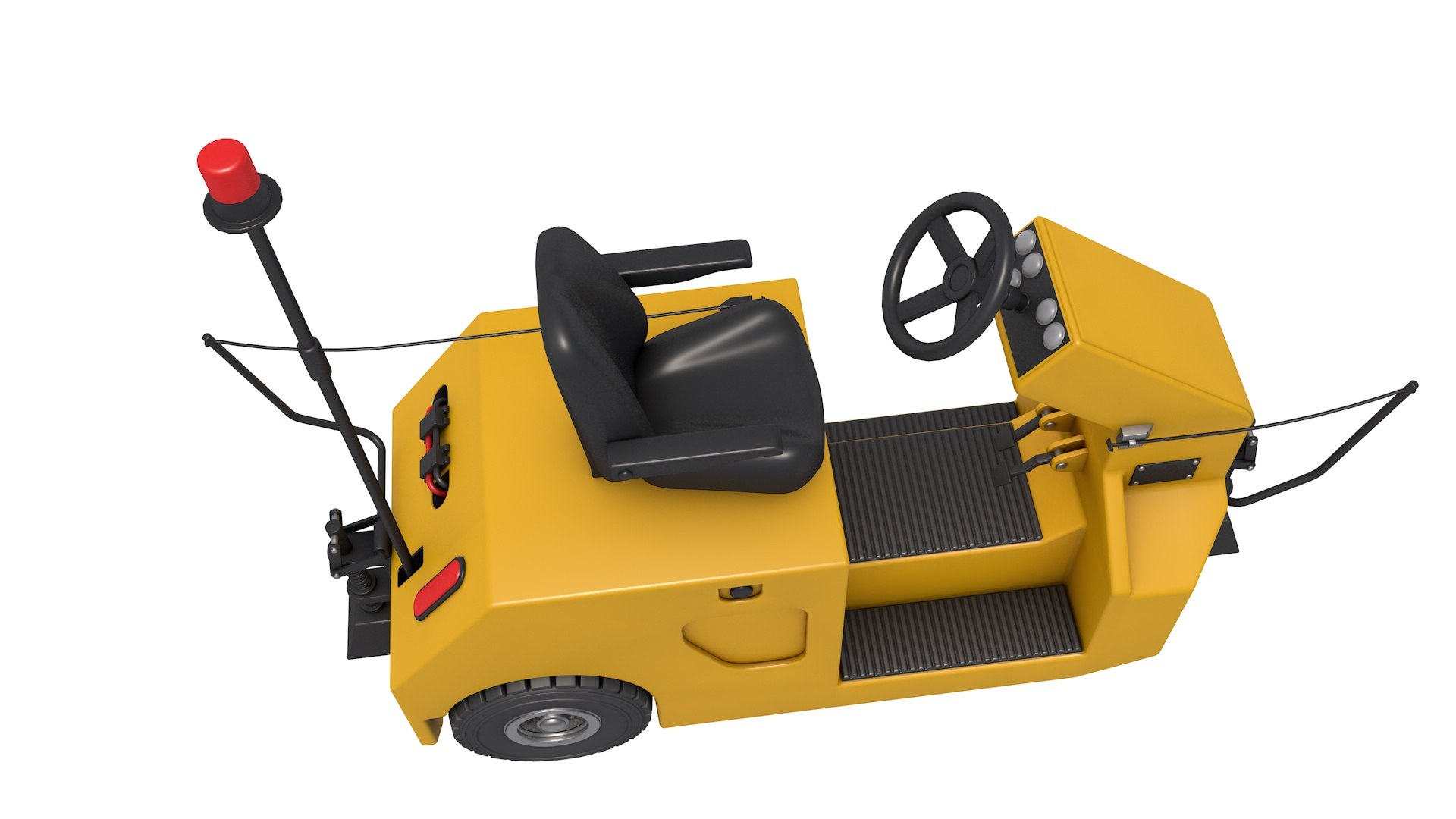 Electric Industrial Tugger 3D Model - TurboSquid 2106394