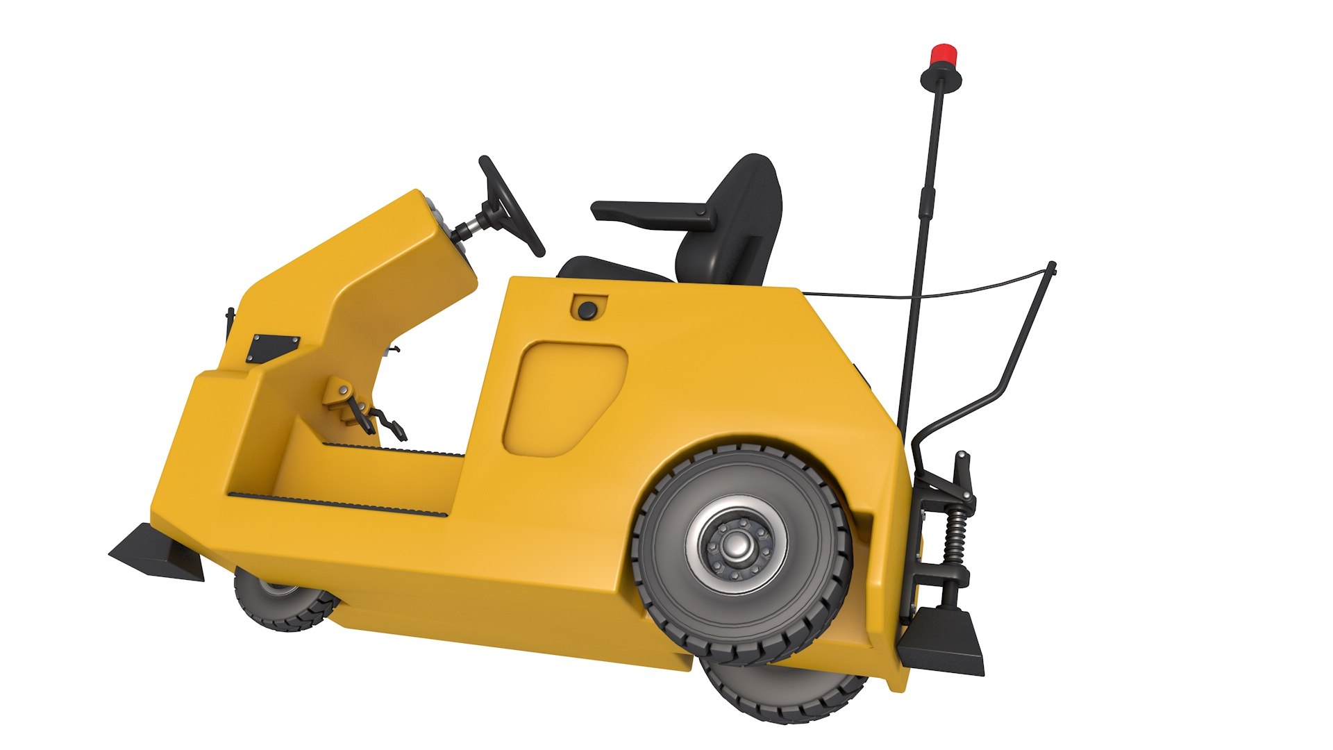 Electric Industrial Tugger 3D Model - TurboSquid 2106394