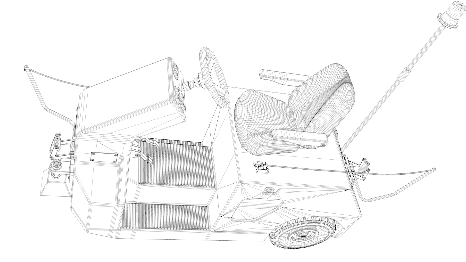 Electric Industrial Tugger 3D Model - TurboSquid 2106394