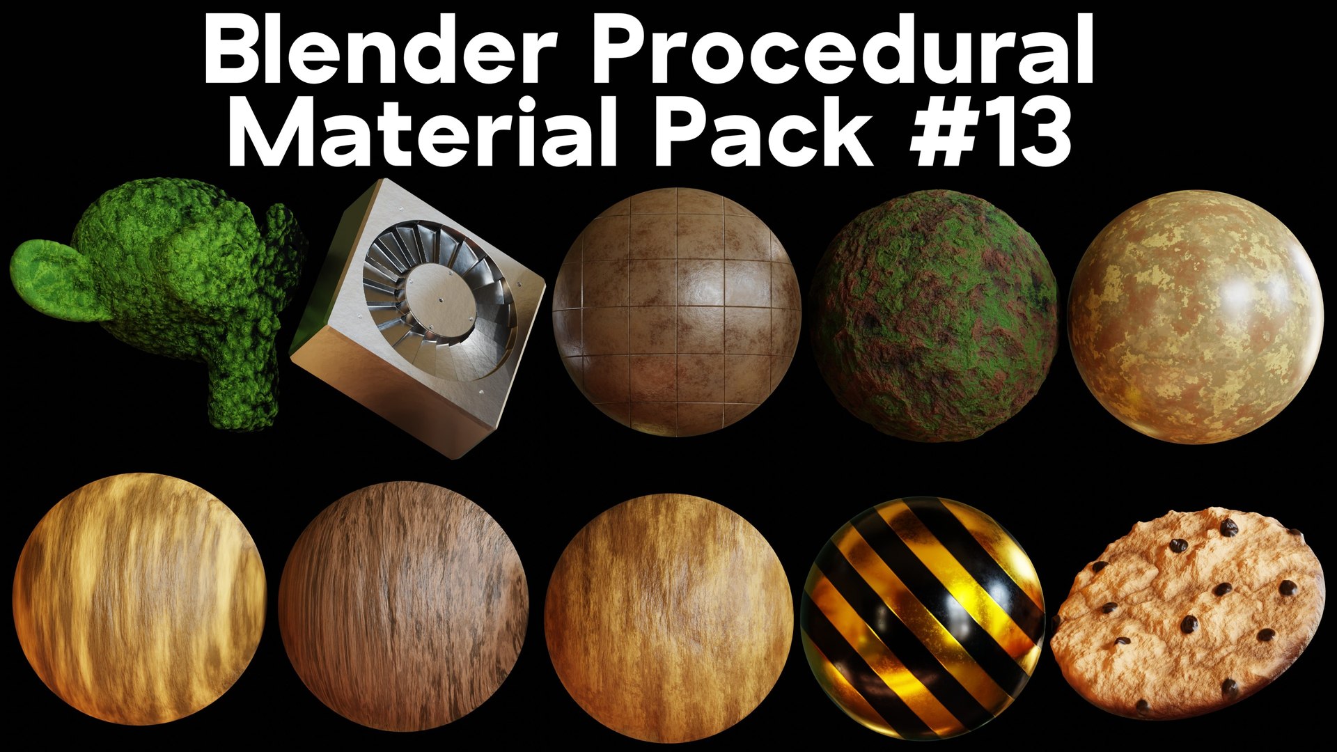 Blender Procedural Material Pack 13 3D - TurboSquid 2037288