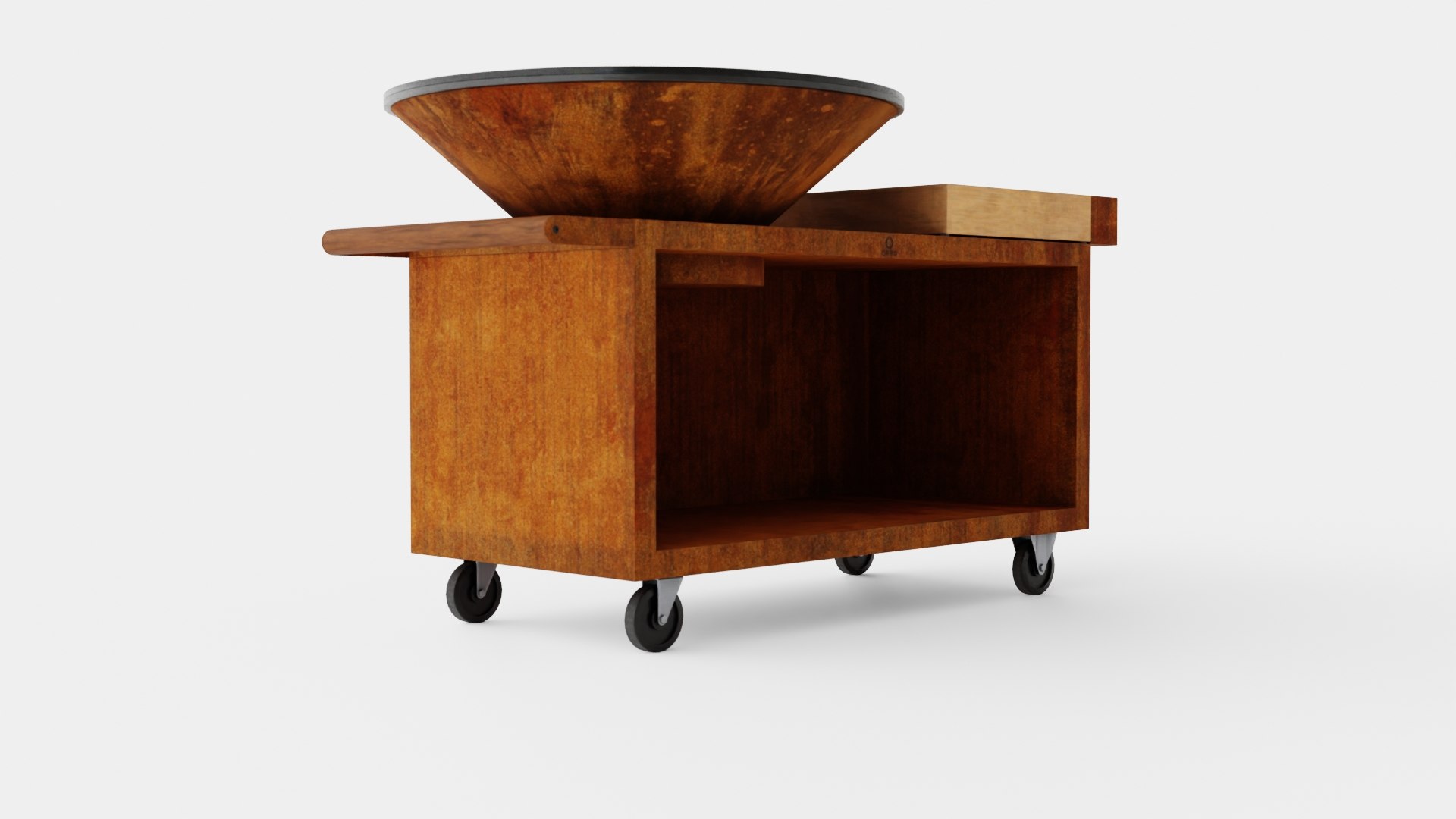 3D Island Pro Cooking Unit - TurboSquid 2280310