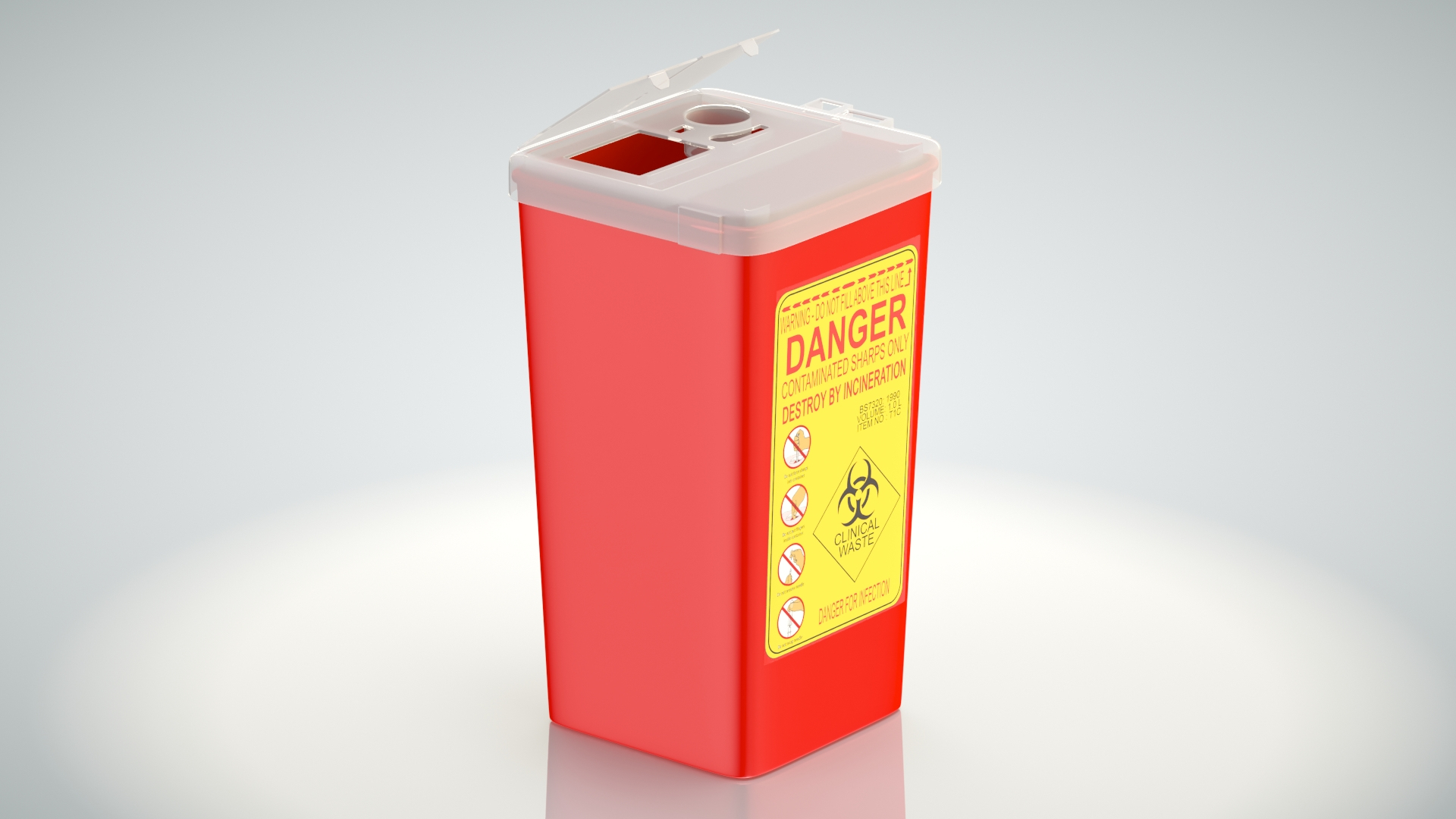 3D Medical Sharps Bin Model - TurboSquid 1708523