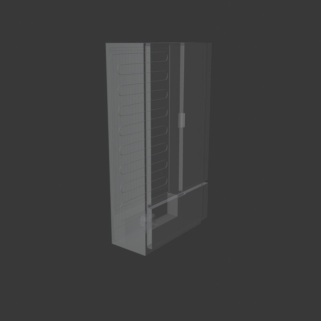 3D Simple Refrigerator - TurboSquid 2395304