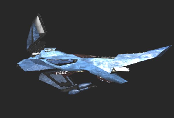 scorpion spacecraft 3d lwo