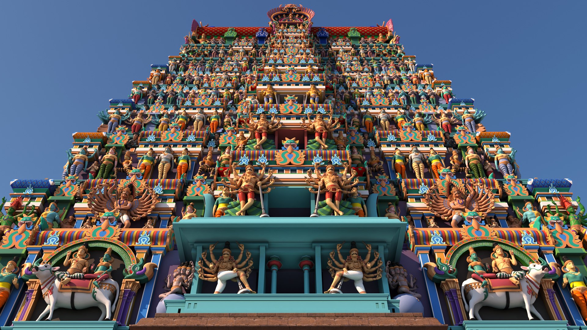 Hindu Temple 3D Model - TurboSquid 1757356