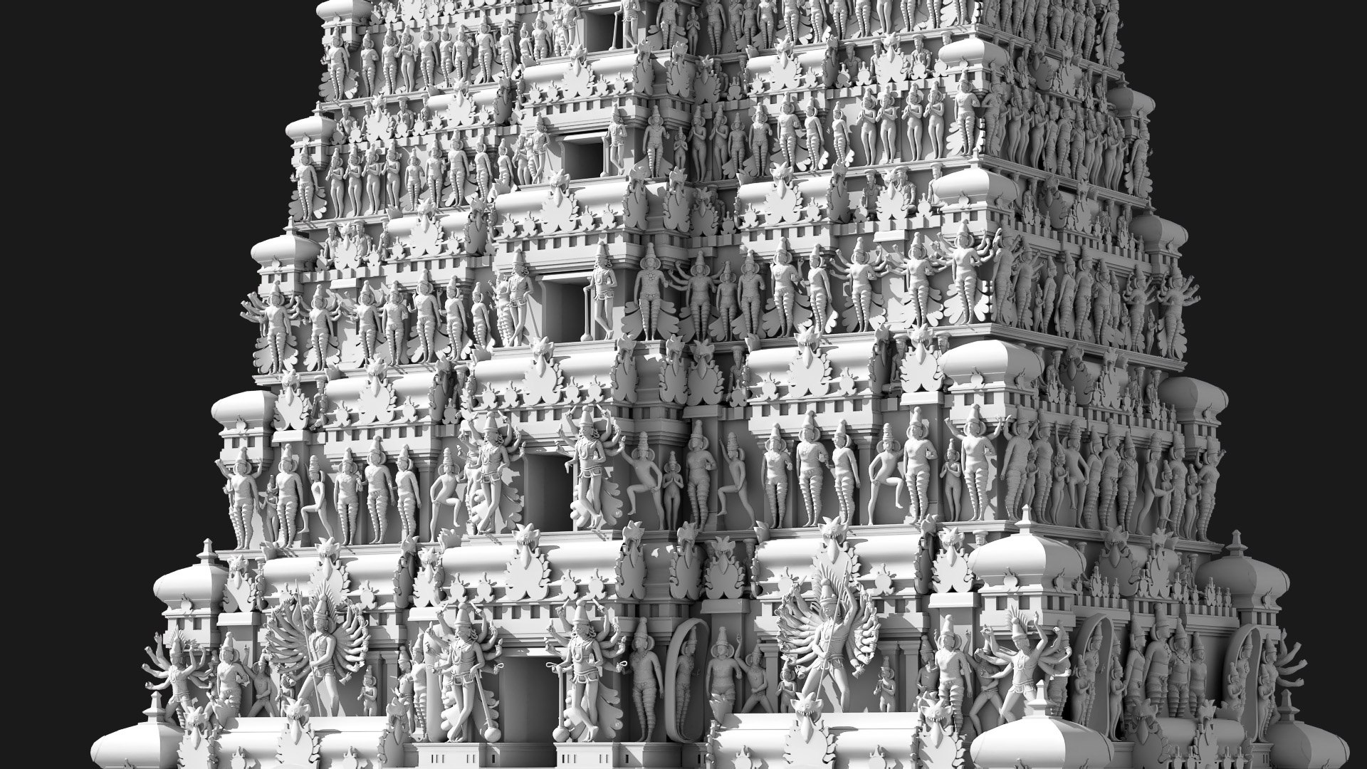 Hindu Temple 3D model - TurboSquid 1757356