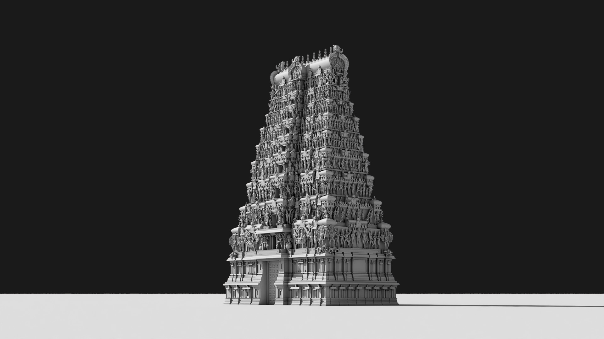 Hindu Temple 3D Model - TurboSquid 1757356