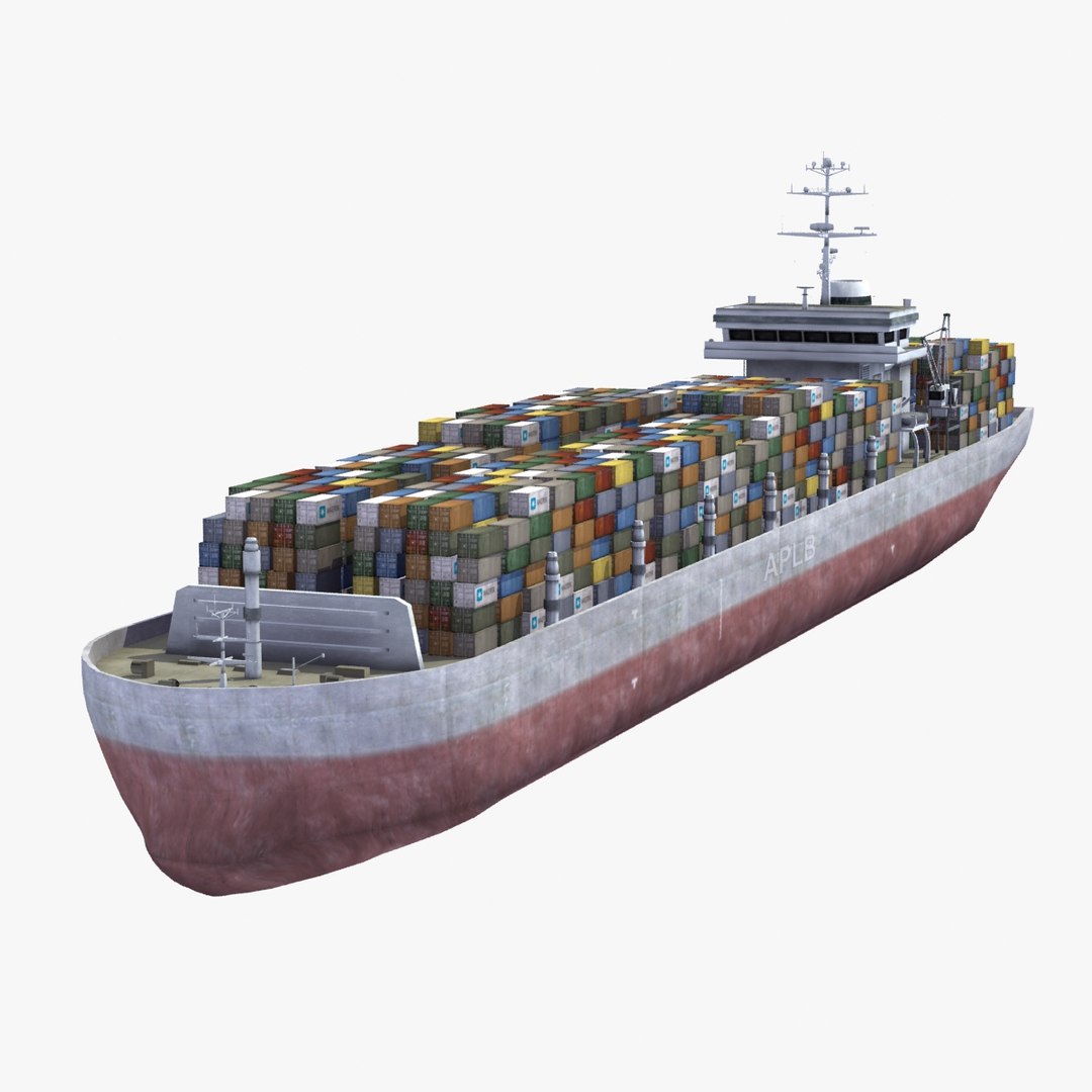 Container Ship 3d Model