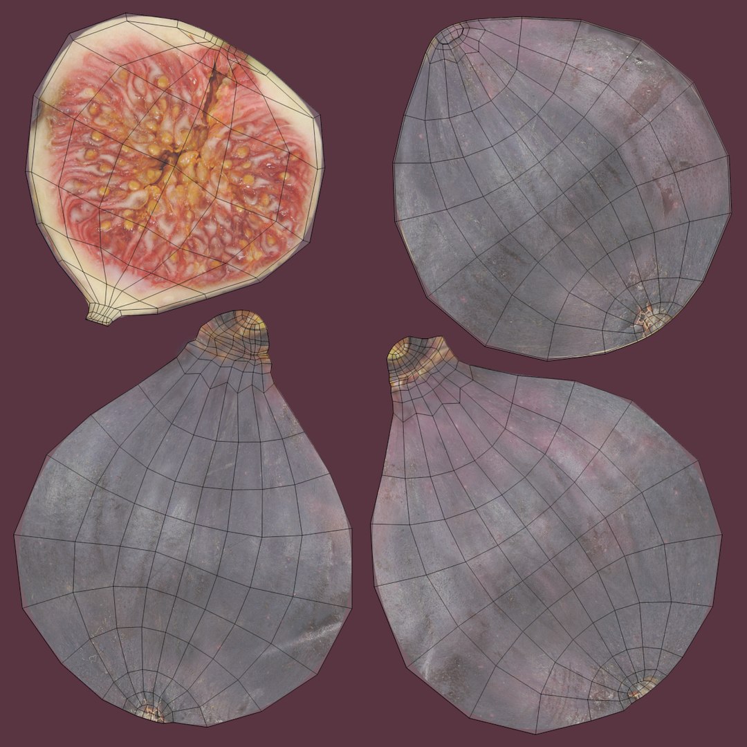 Figs Fruit Pbr 3D Model - TurboSquid 1213263