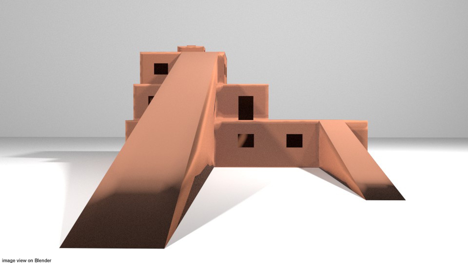 Ziggurat 3D Model - TurboSquid 1194870