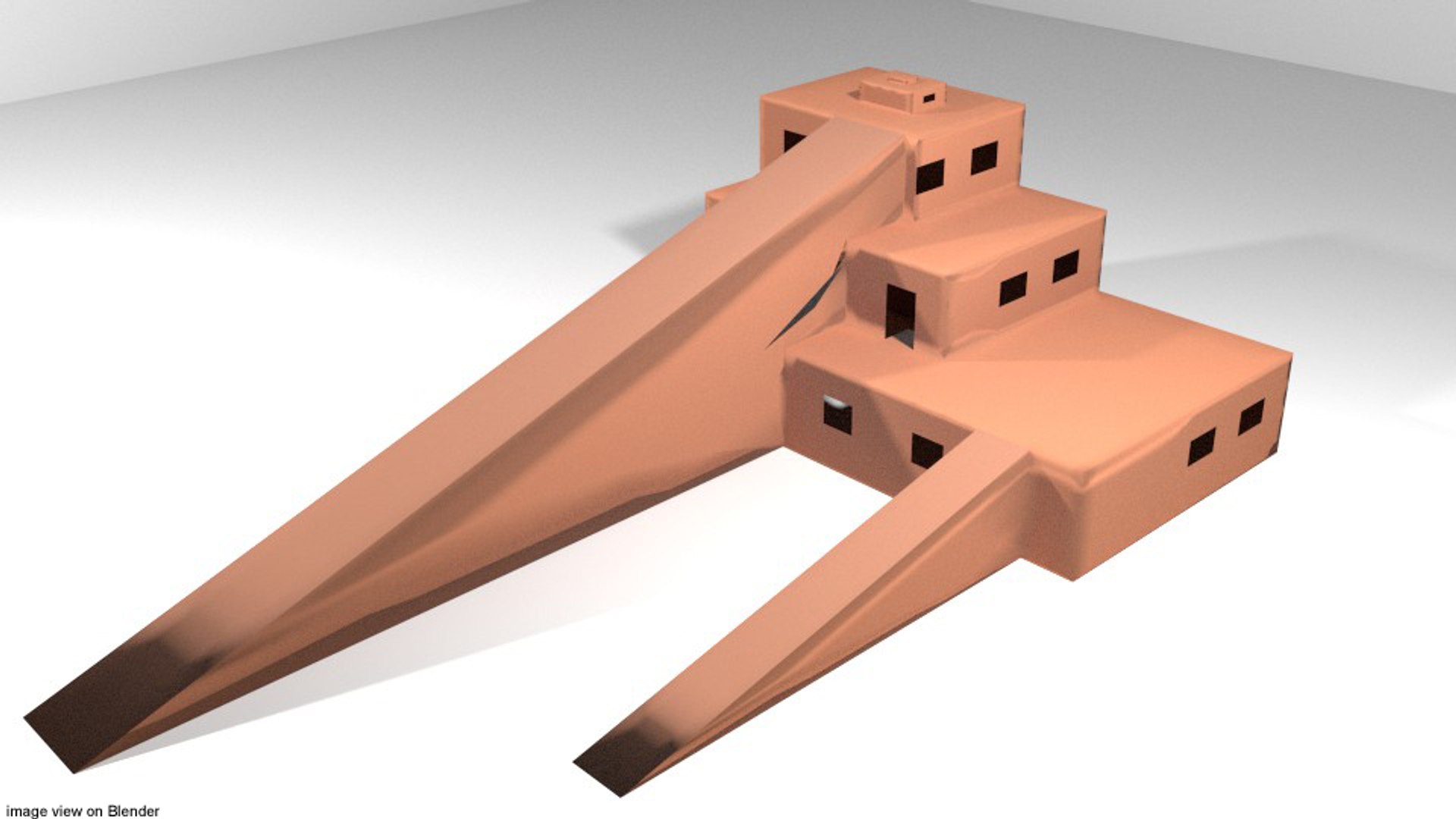 Ziggurat 3D Model - TurboSquid 1194870