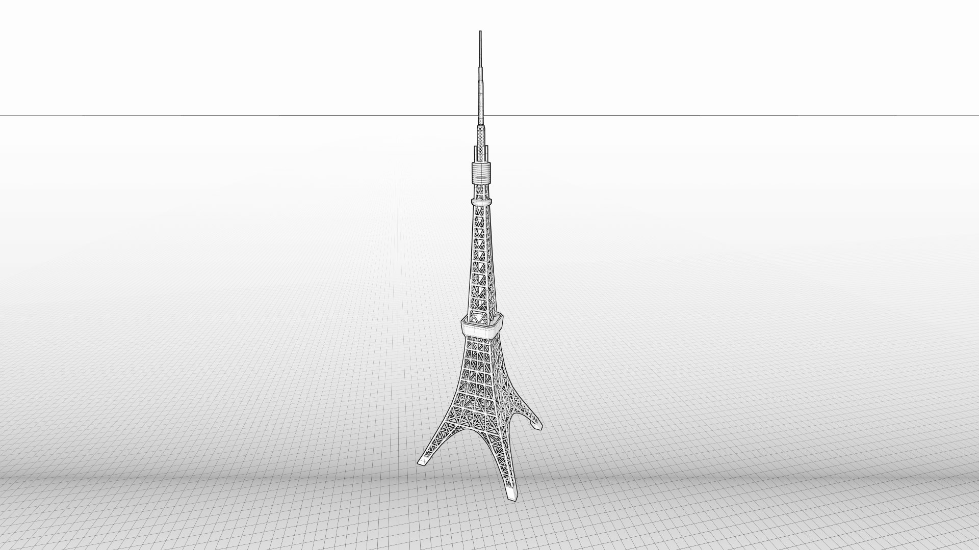 Tokyo Tower Realistic Model 3D Model - TurboSquid 1971694