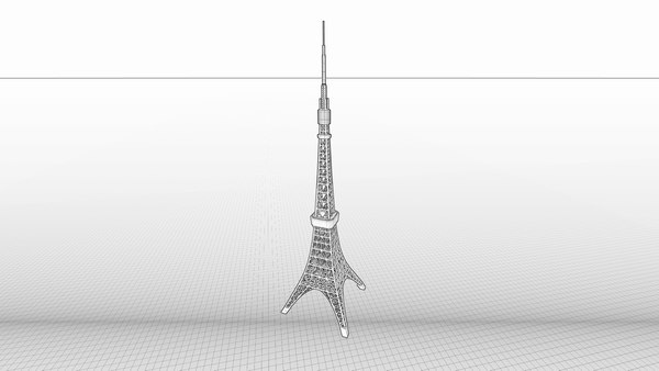 Tokyo Tower realistic model3Dモデル - TurboSquid 1971694