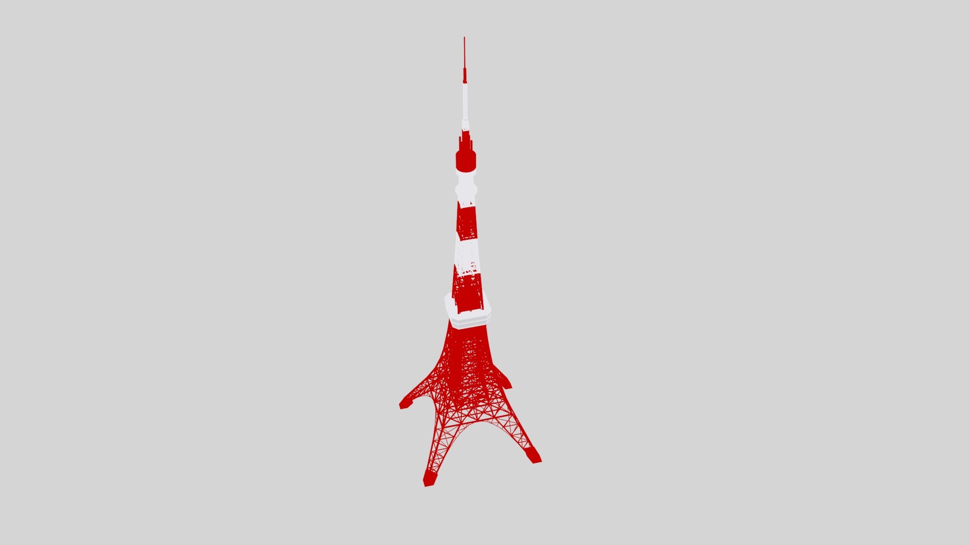 Tokyo Tower Realistic Model 3D Model - TurboSquid 1971694