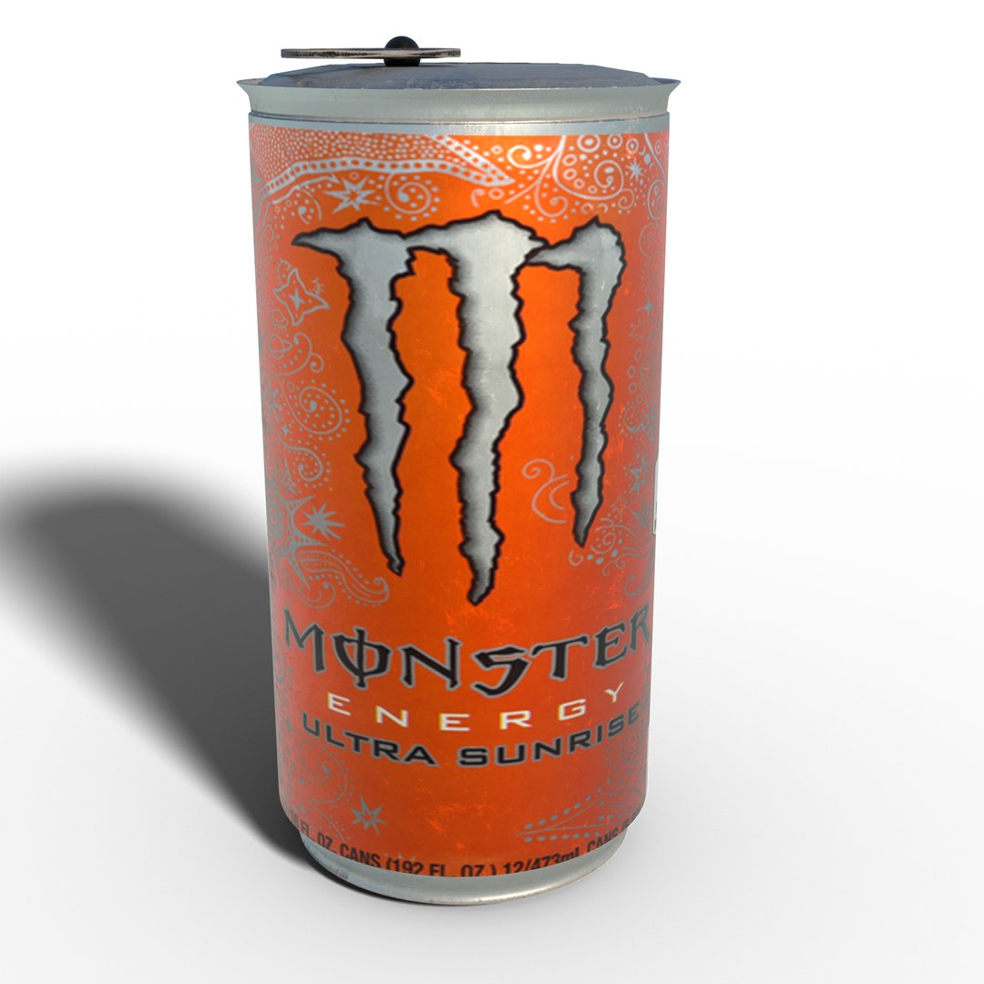 Monster Energy can Soda can 3D 모델 - TurboSquid 2075307