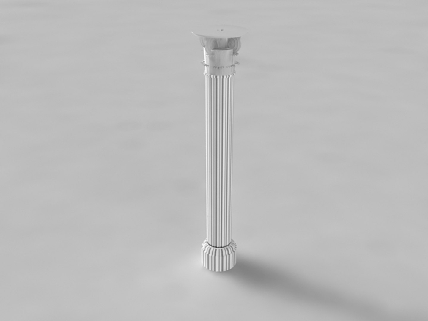 Pillar Architecture - 3d Model