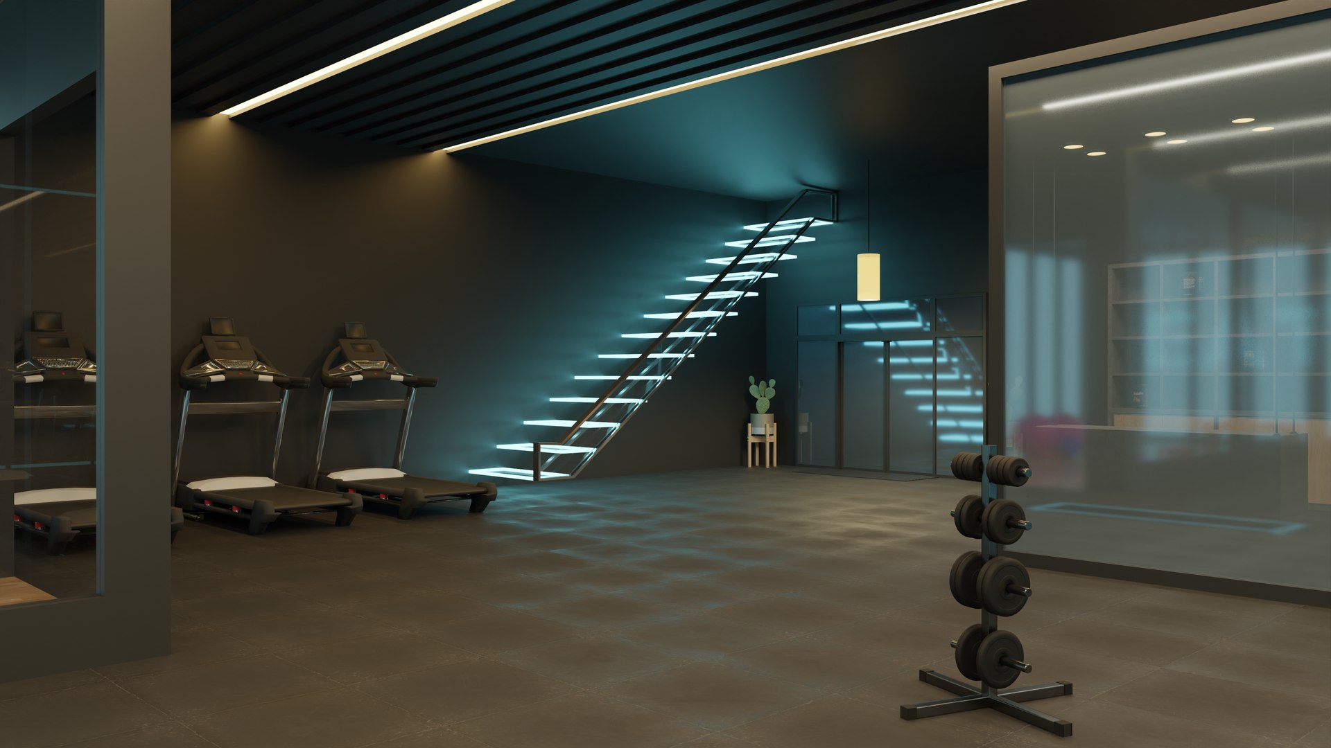 3D GYM Interior - TurboSquid 1927170