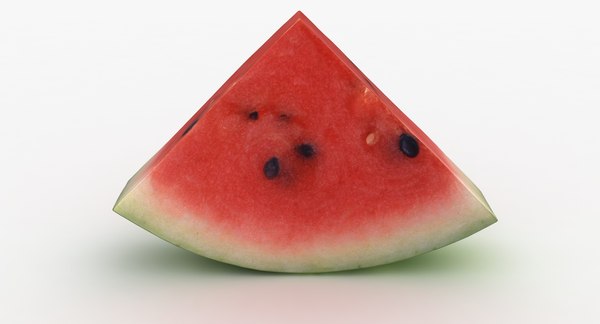3D realistic watermelon slice - TurboSquid 1192795