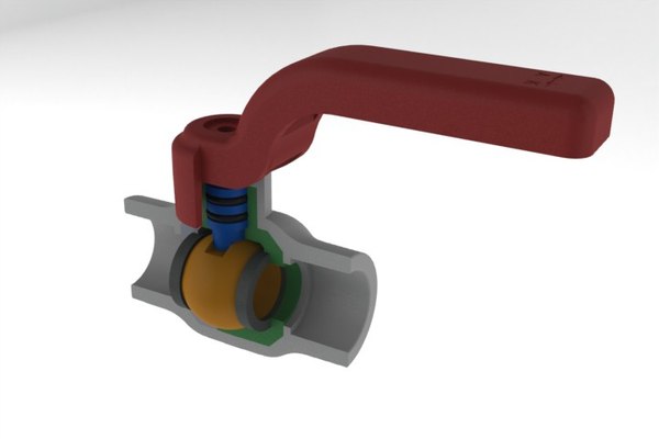 valve 3d model