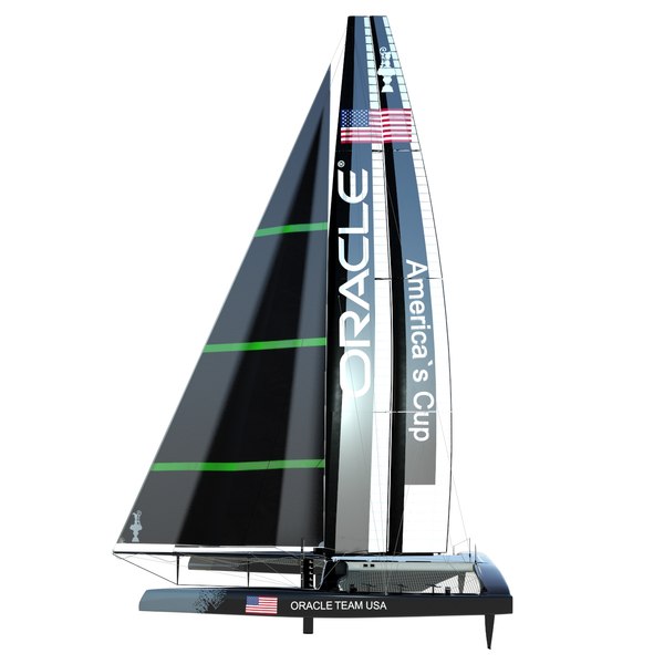 3d model america s cup boats