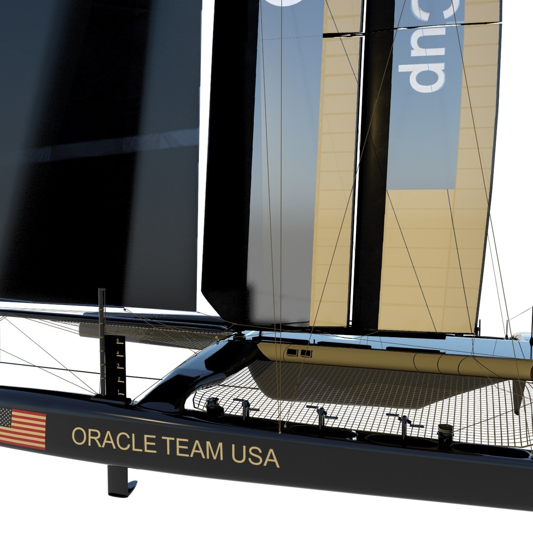 3d model america s cup boats