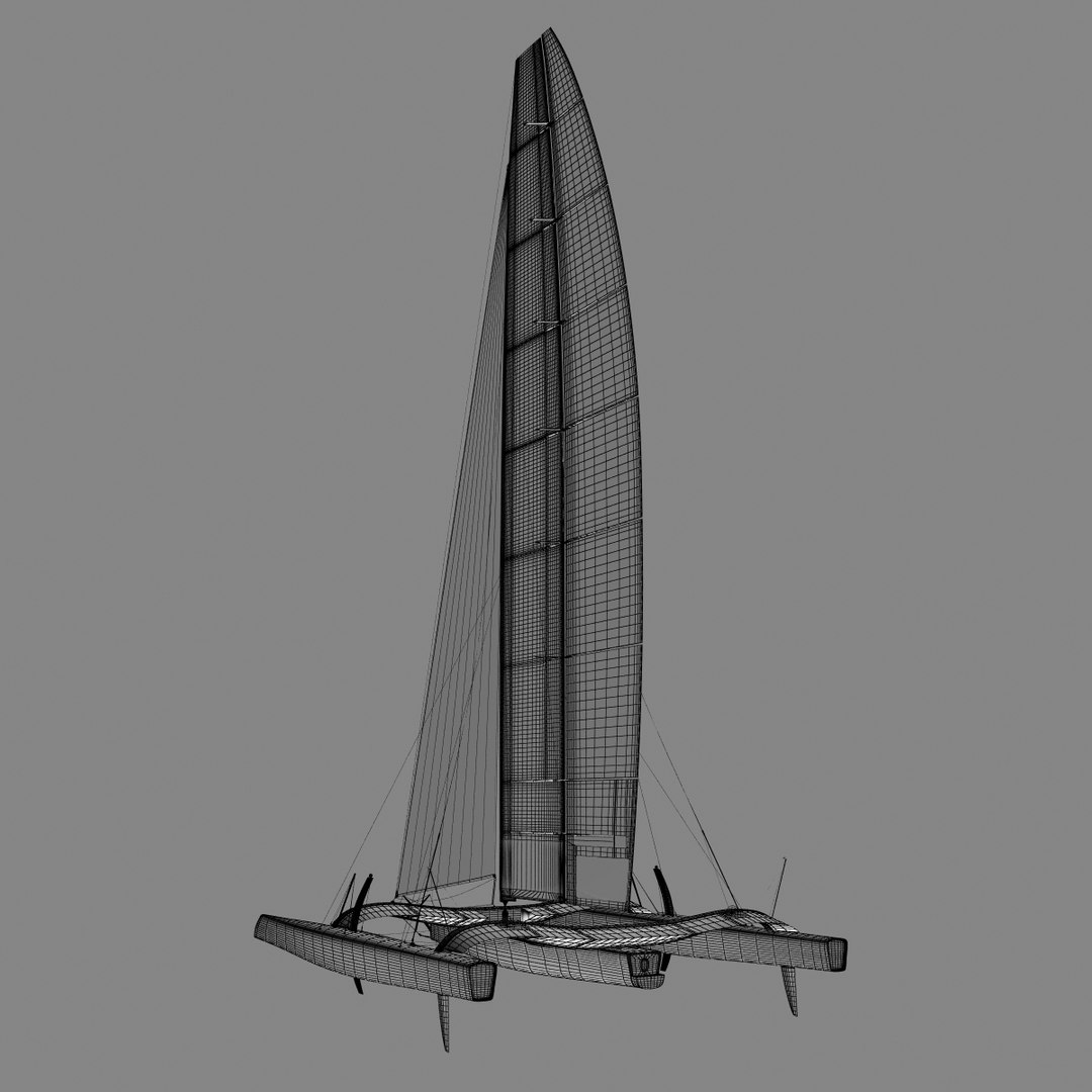 3d model america s cup boats
