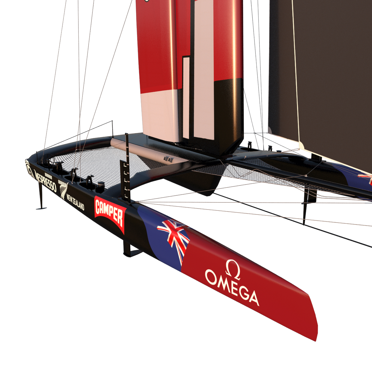 3d model america s cup boats