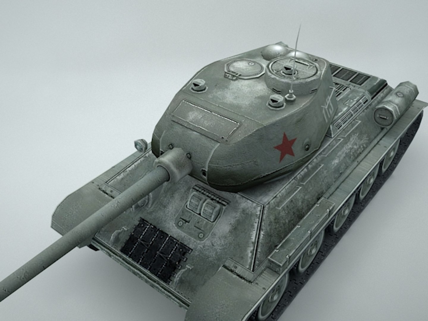 3d Model T-34 Tank