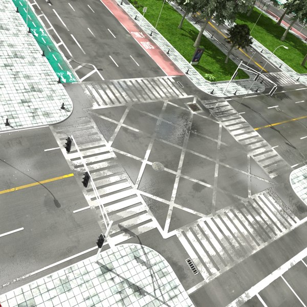3D Intersection Models | TurboSquid