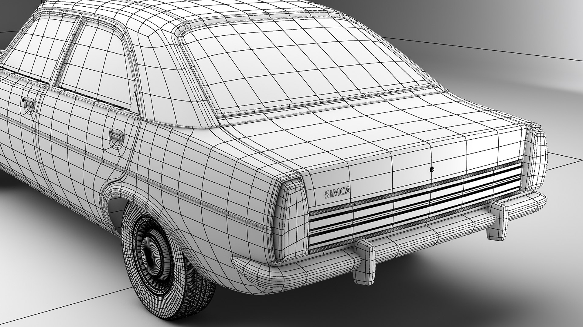 realistic chrysler simca 160 3ds