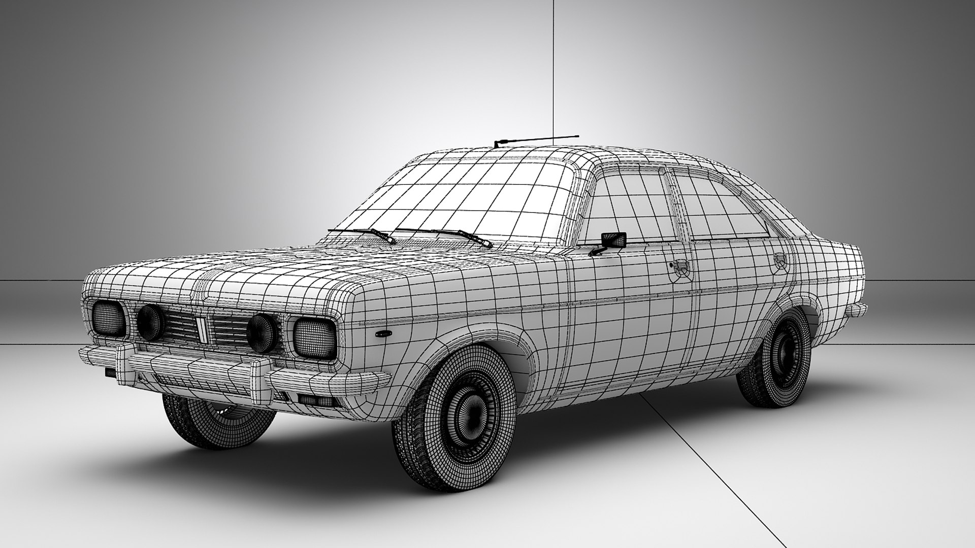 realistic chrysler simca 160 3ds