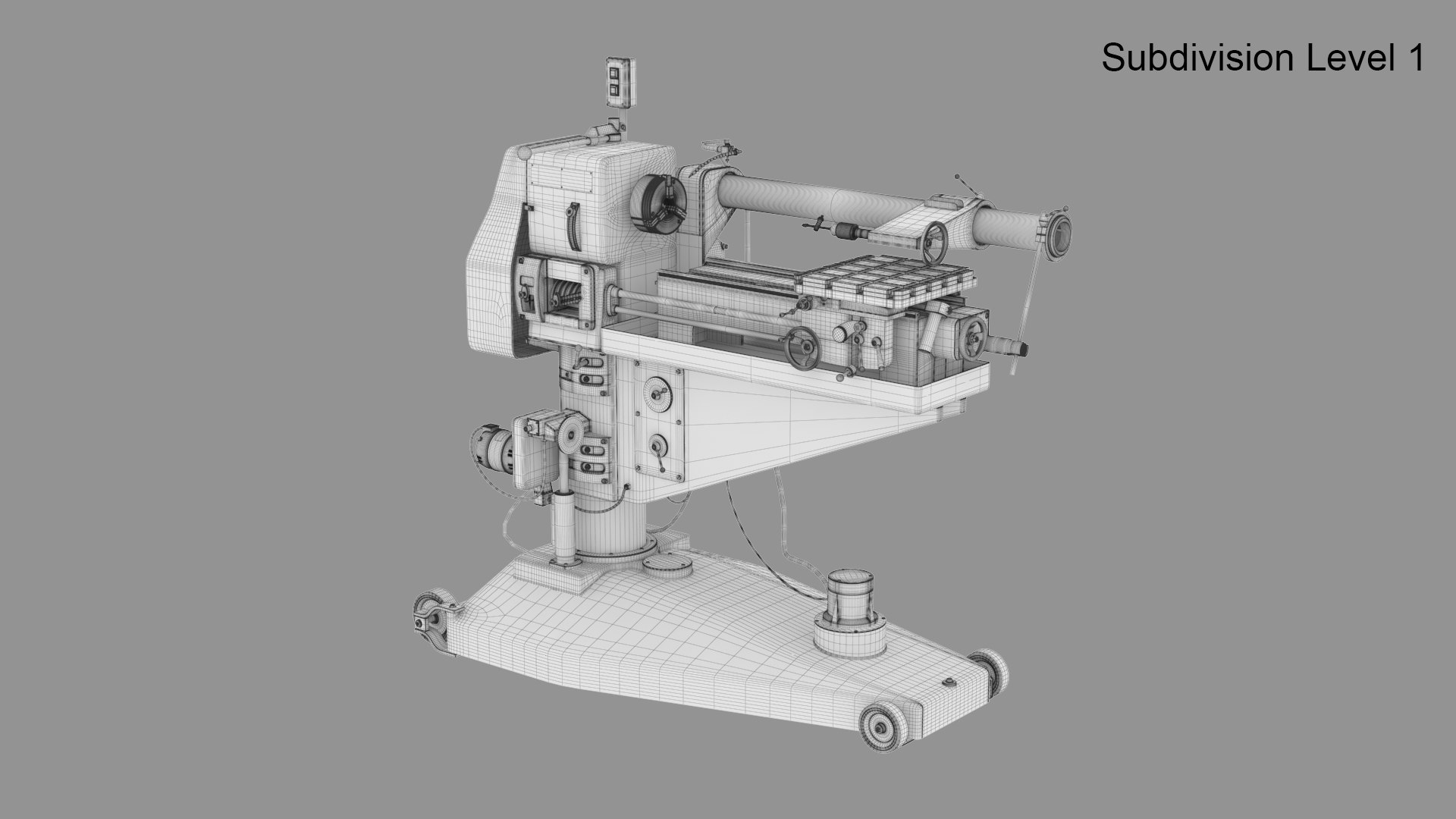 Lathe Machine 3D - TurboSquid 1983333