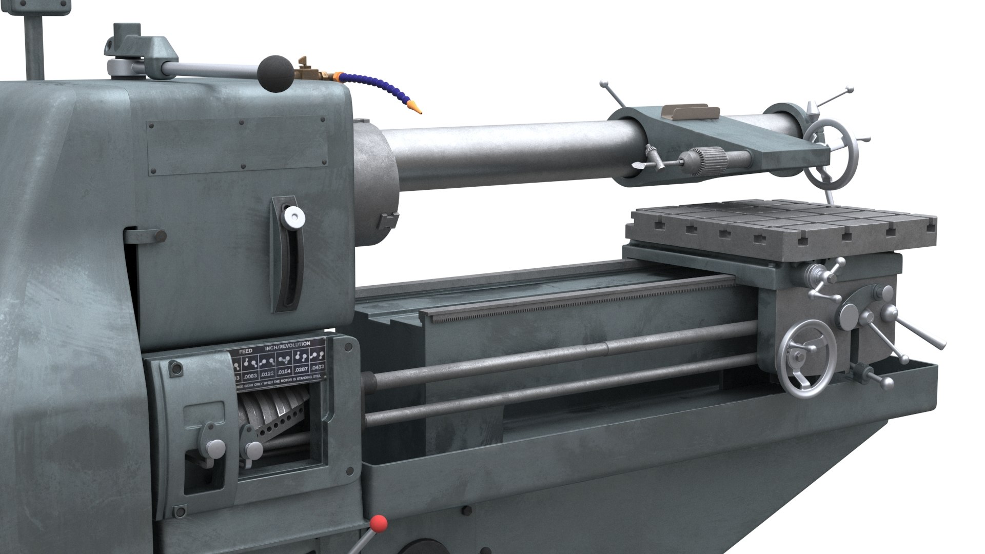 Lathe Machine 3D - TurboSquid 1983333