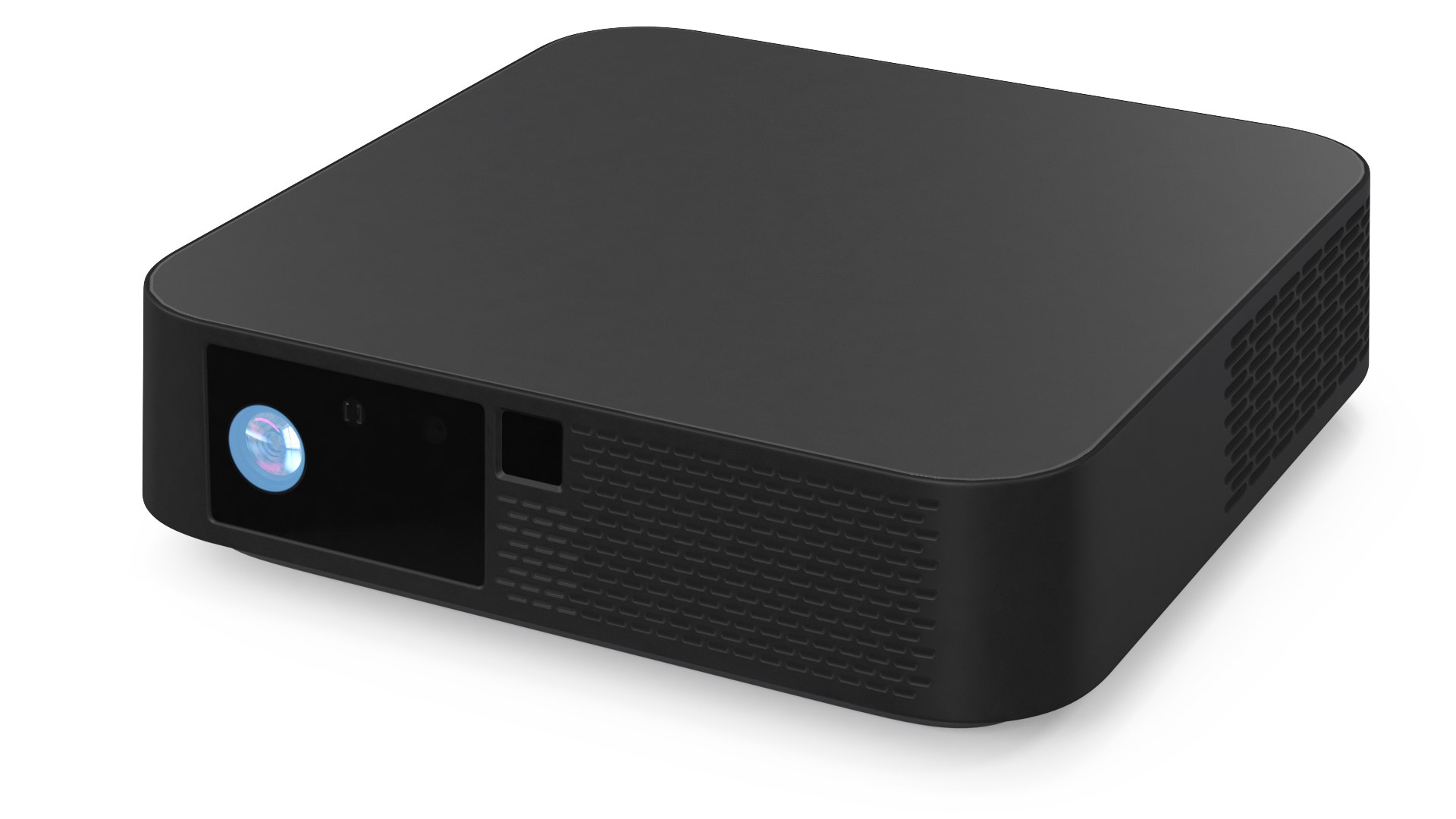 3D Compact LED Projector Black On State - TurboSquid 2145490