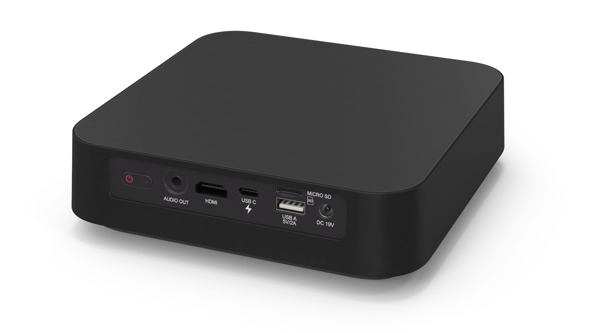 3D Compact LED Projector Black On State - TurboSquid 2145490