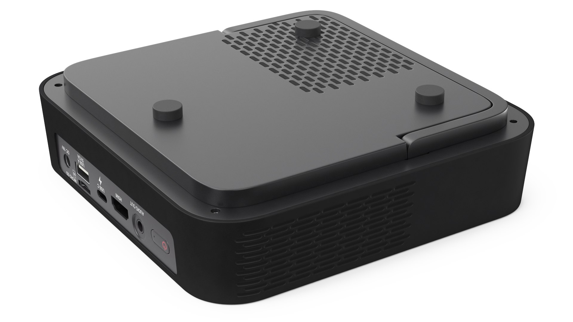 3D Compact LED Projector Black On State - TurboSquid 2145490