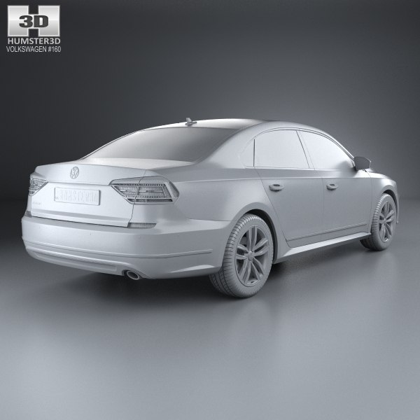 Volkswagen passat nms 3D model - TurboSquid 1241380
