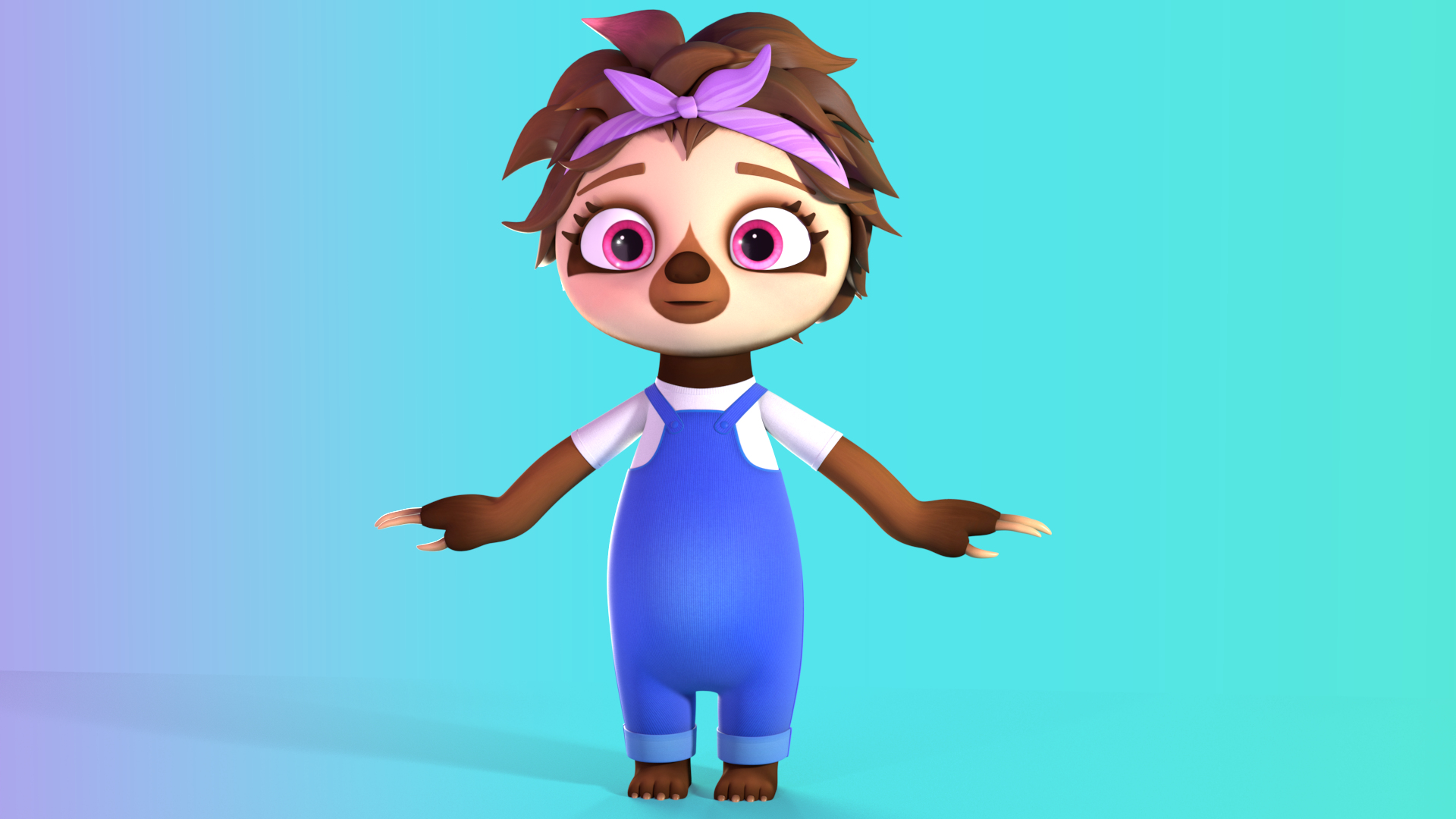 The Sloth Girl 3D Model - TurboSquid 1819123