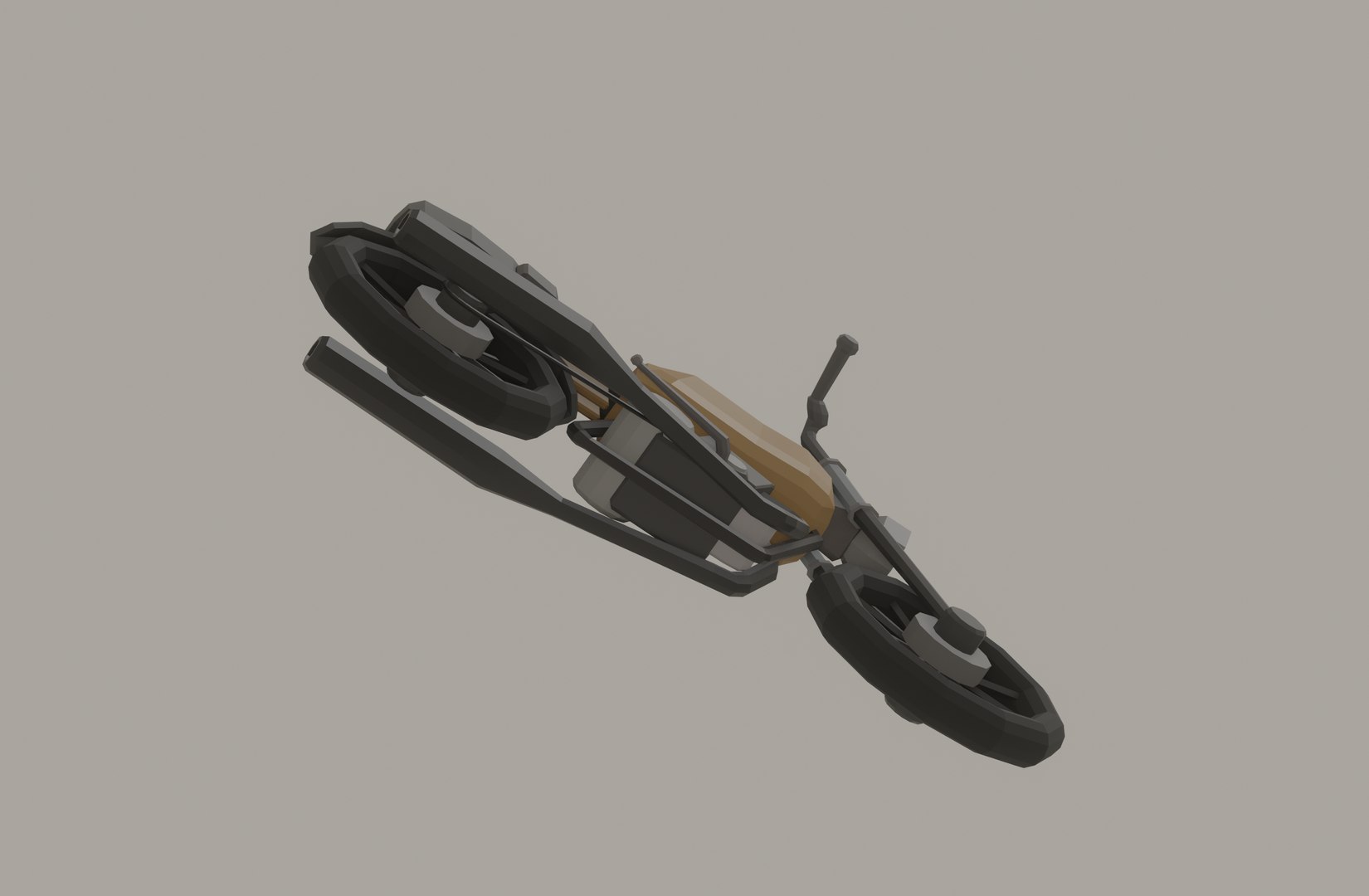 3D Low Poly Motorcycle - TurboSquid 2198965