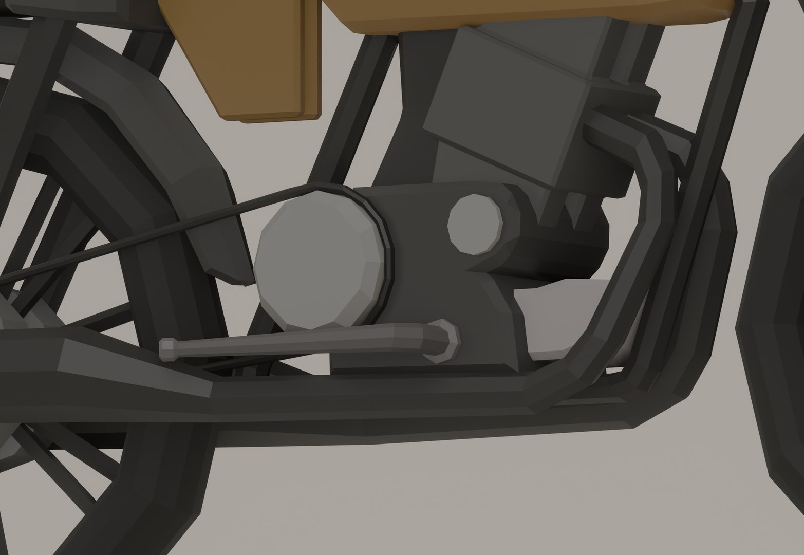 3D Low Poly Motorcycle - TurboSquid 2198965