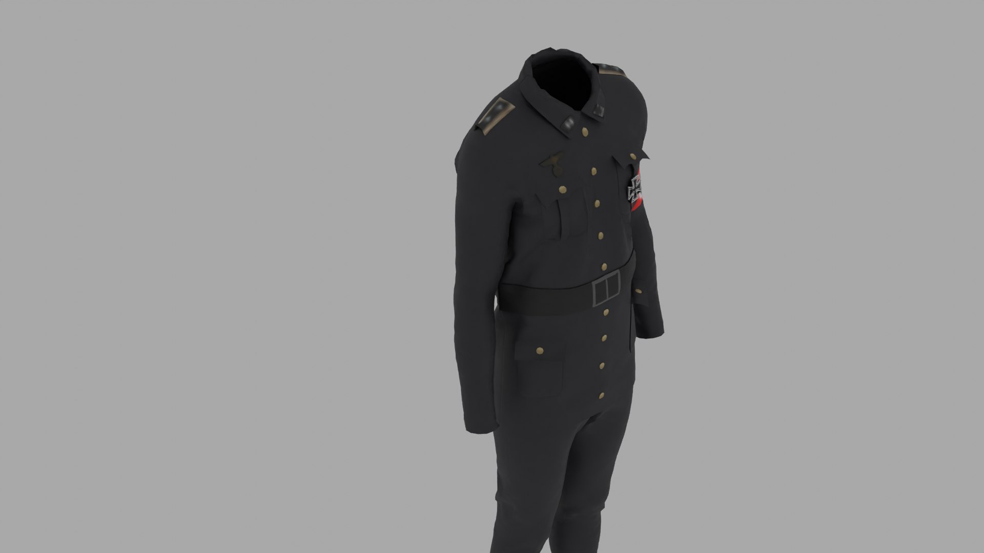 German Military Uniform WW2 SS 3D Model - TurboSquid 1973217
